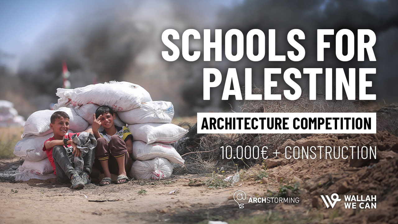 Schools for Palestine - Mobile Schools as an Emergency Response | ArchDaily