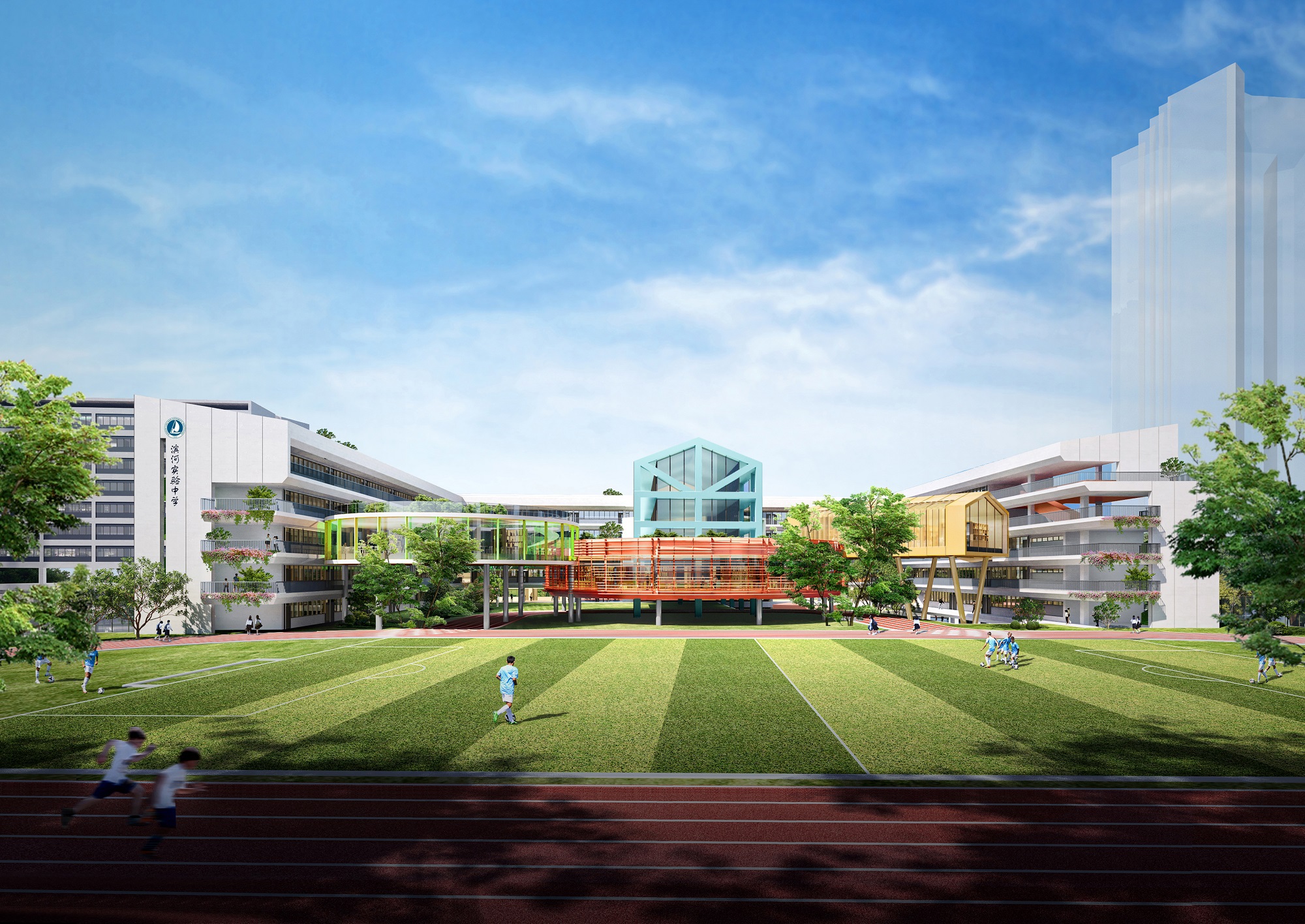 Gallery of An Experimental School in Switzerland and a Wood Art Center ...