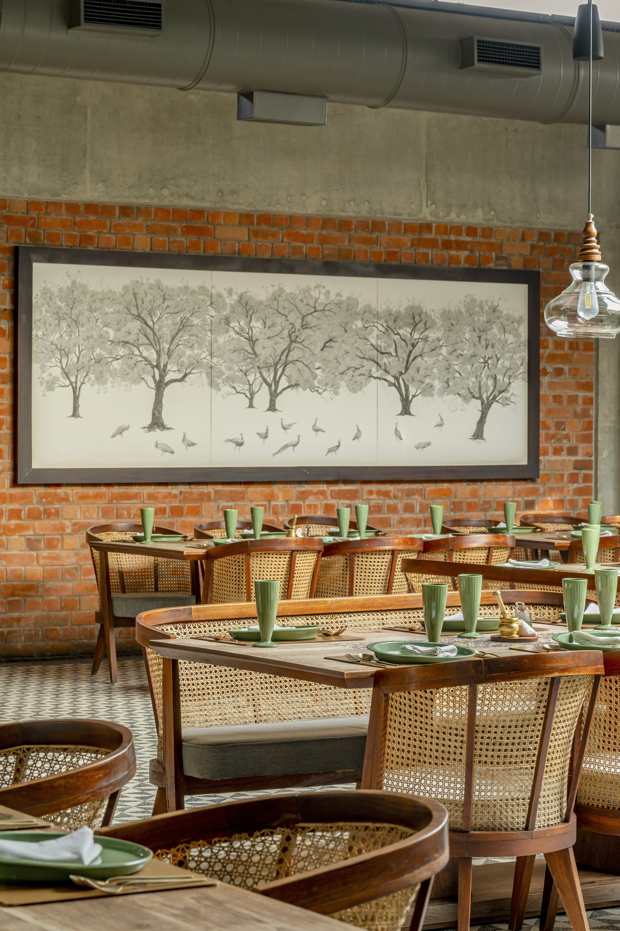 Gallery of Under The Neem Tree Restaurant / Hiren Patel Architects - 11