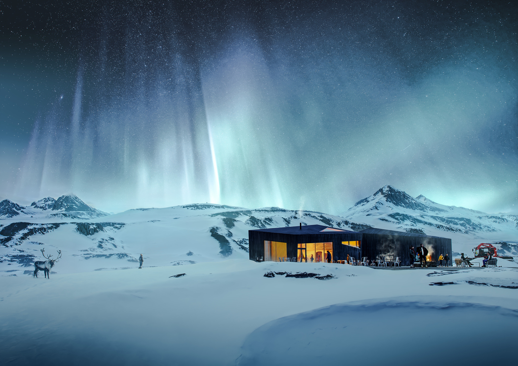 Gallery of Innovative Ski Cabins in Iceland: Award-Winning Designs from ...