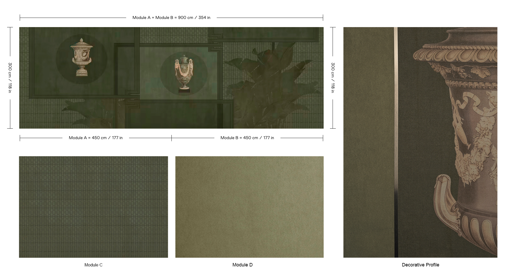 Gallery of Modern Interiors with a Historical Touch: Figurative Wall ...