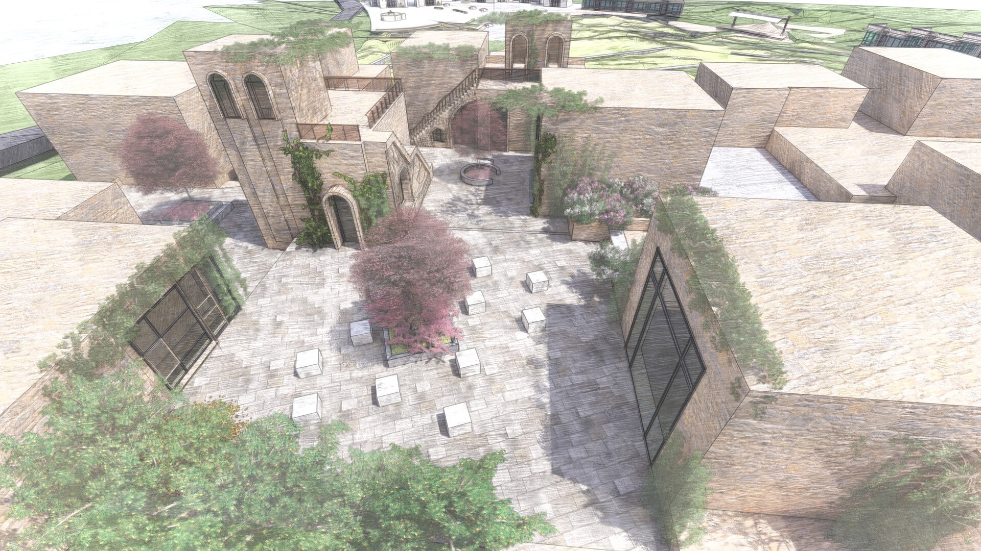 Gallery of A Cultural Complex in Iraq and an Urban Cloister in India ...