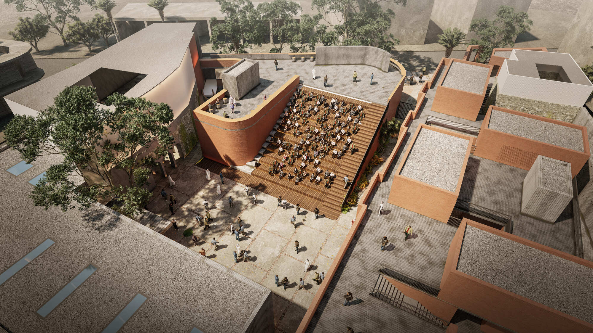 Gallery of A Cultural Complex in Iraq and an Urban Cloister in India ...