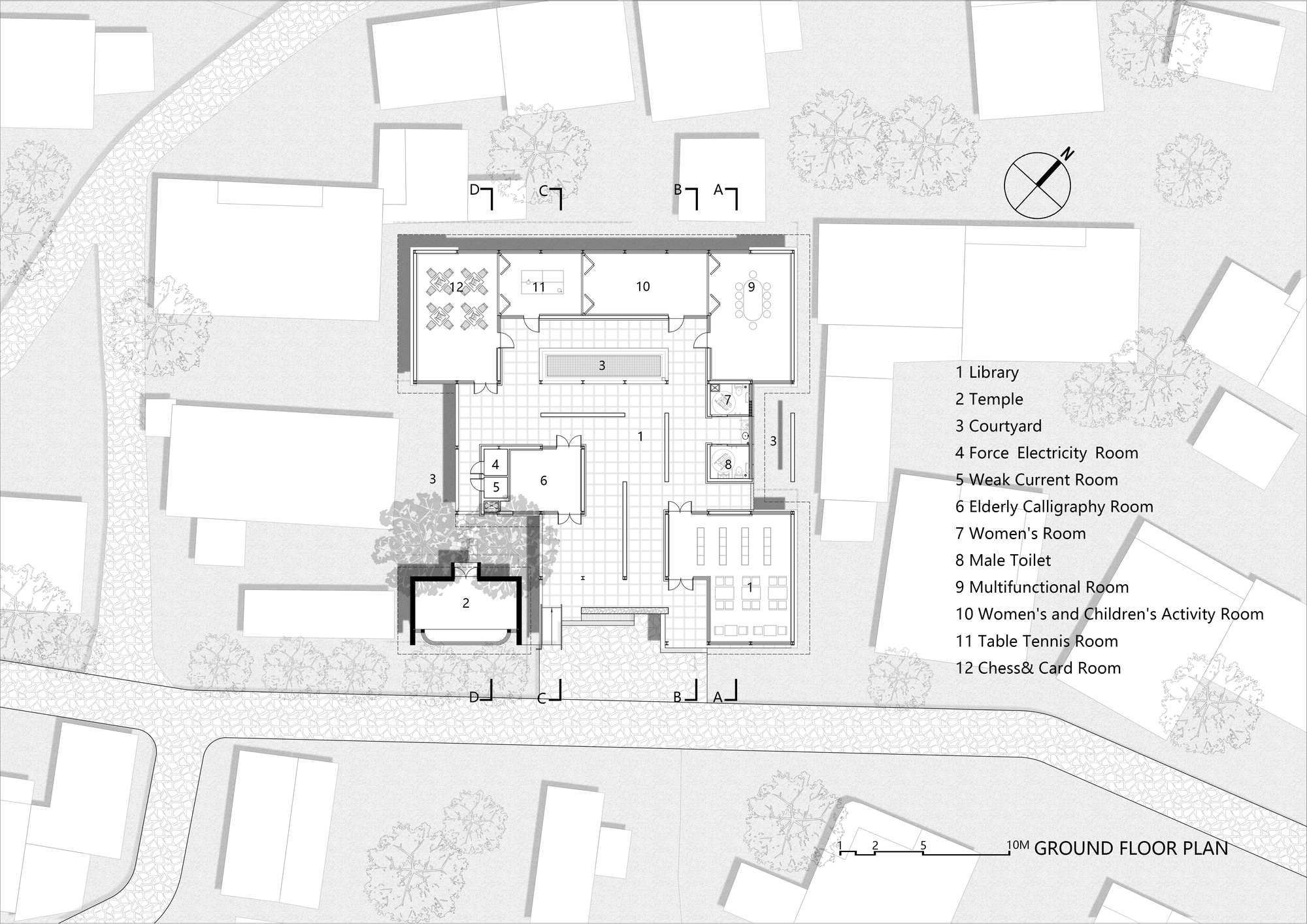 Gallery of Villagers' Activity Center in Lijiashan Village / AESEU ...