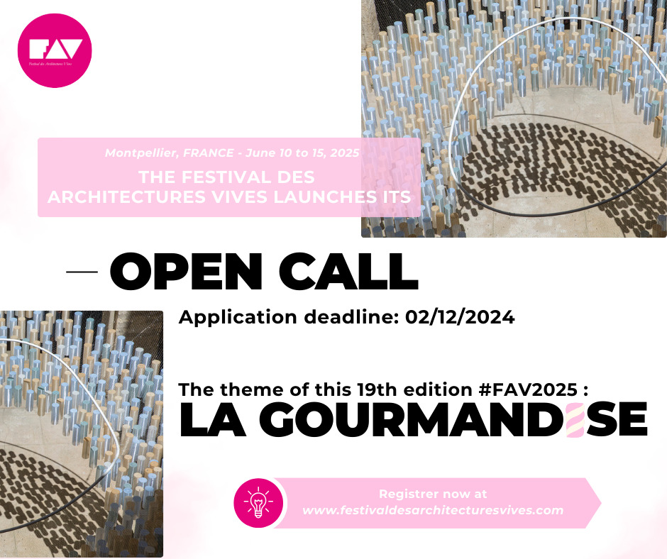 Open Call: Festival des Architectures Vives 2025 | ArchDaily