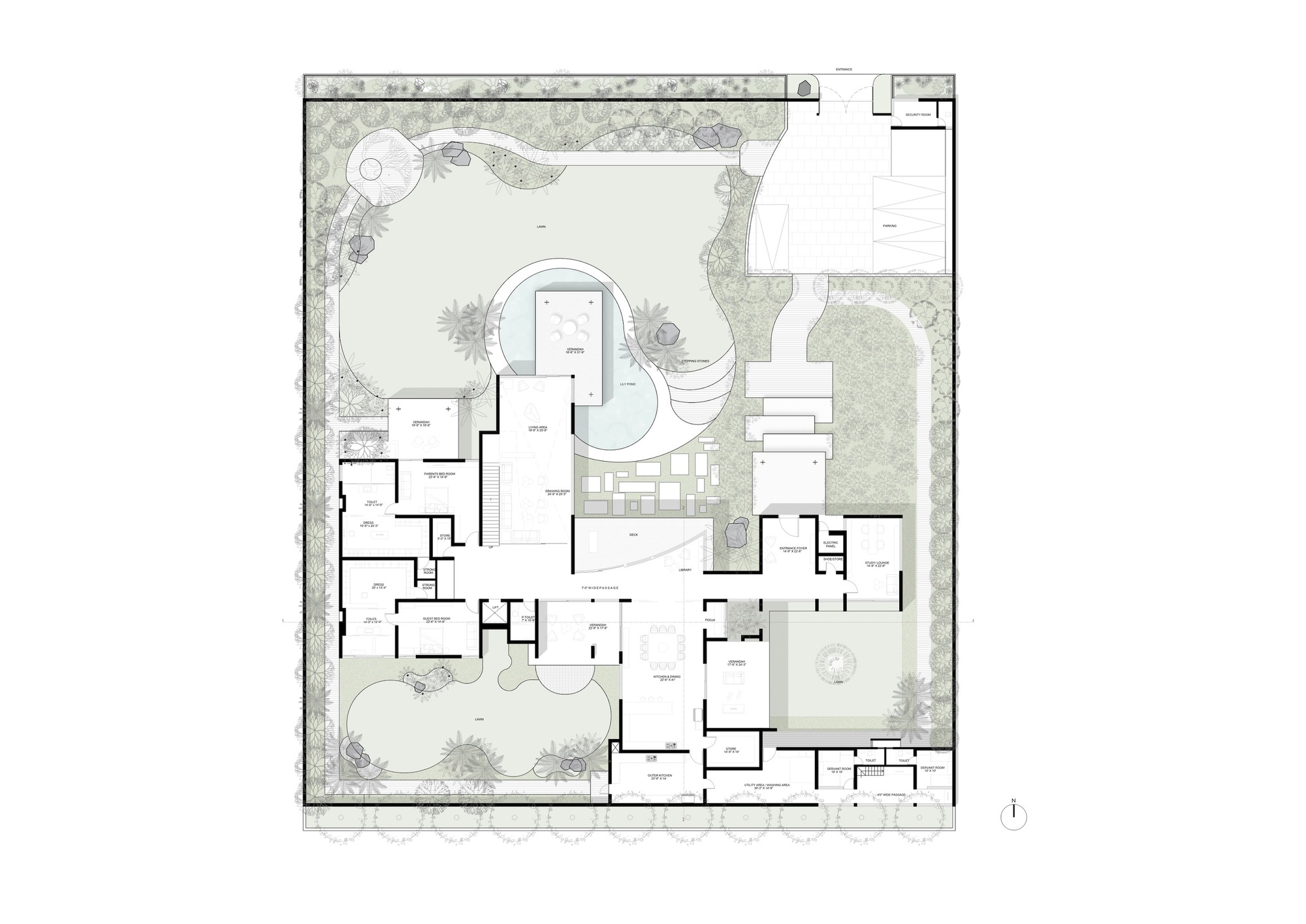 Gallery of Forest of Joy House / Hiren Patel Architects - 36