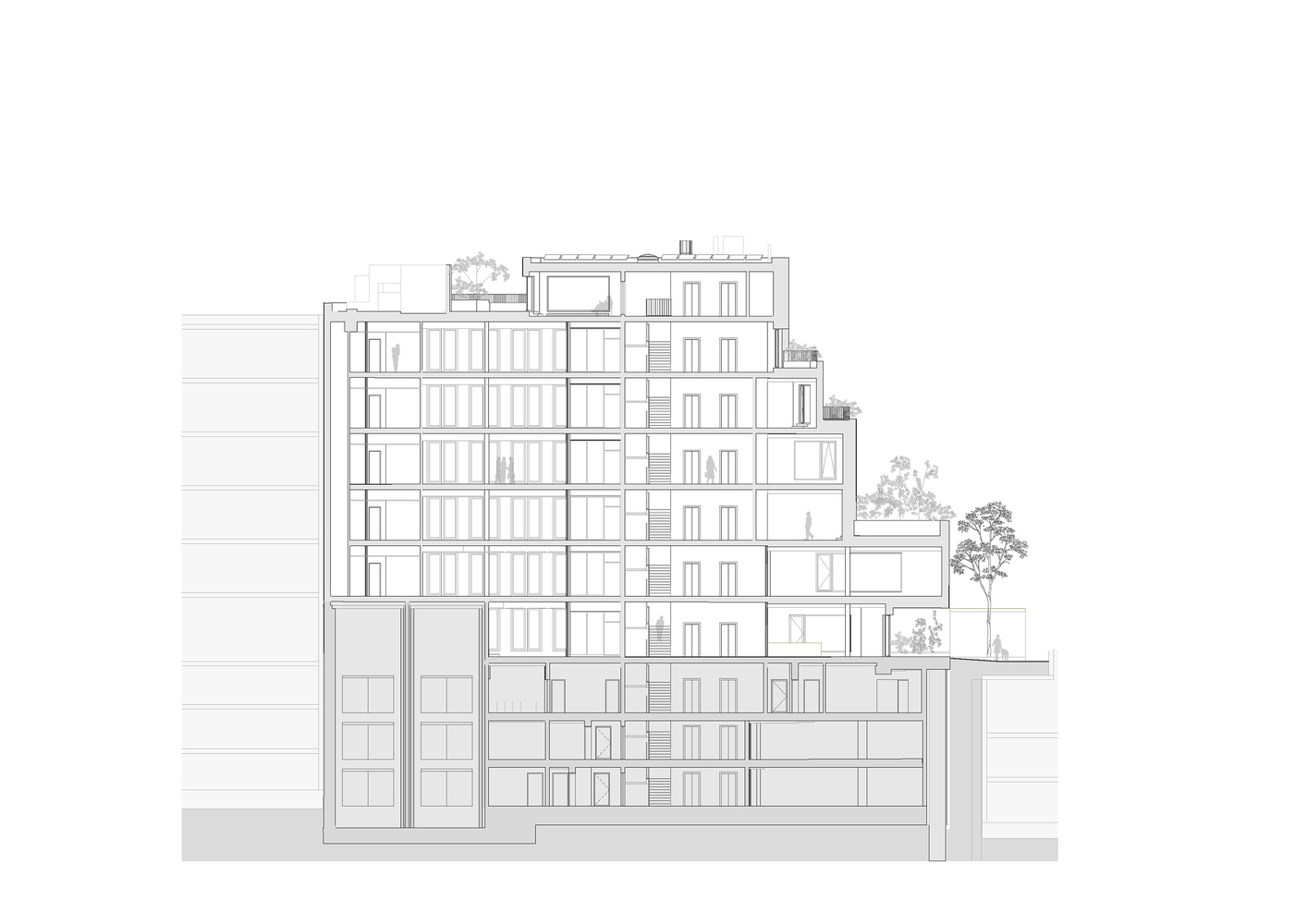 Gallery of MVRDV Unveils Design for a Colorful Office Building Clad in ...