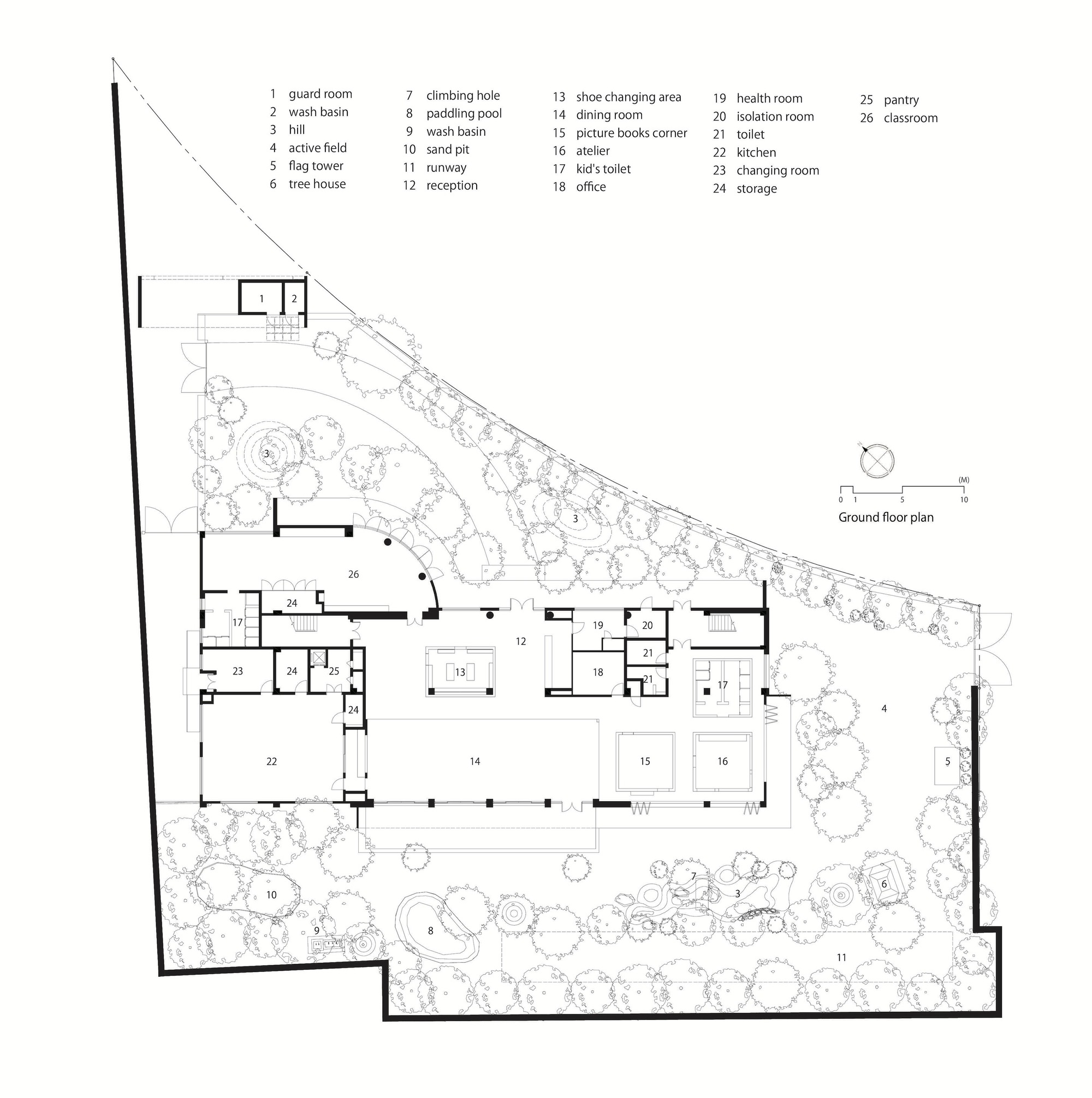 Gallery of MD Kindergarten / HIBINOSEKKEI + Youji no Shiro + Kids ...