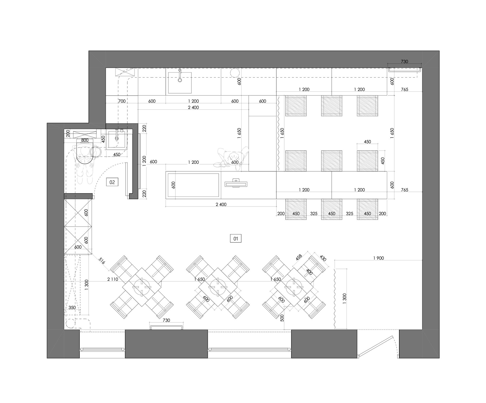 Gallery of Kofan Coffee Shop / Makhno Studio - 23