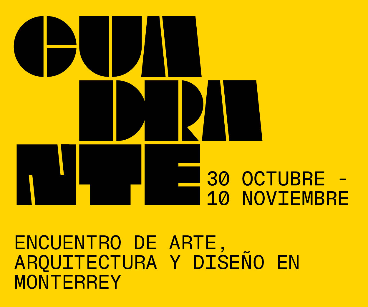 CUADRANTE | ENCUENTRO DE ARTE, DISEÑO Y ARQUITECTURA 2024 | ArchDaily ...