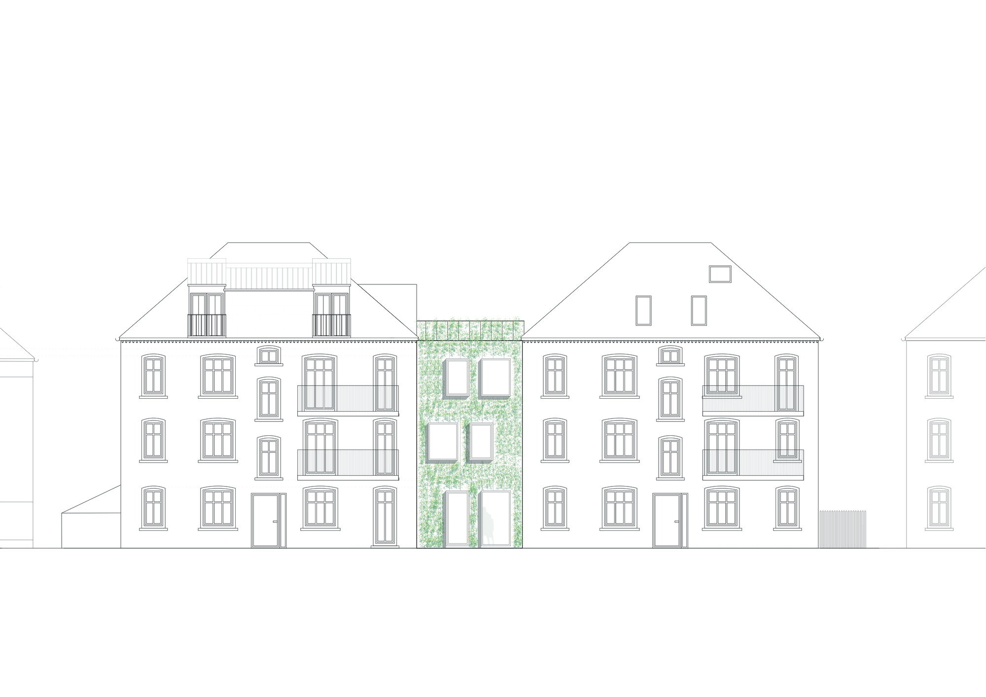 Gallery of Infill Svend Trosts Vej Building / ADEPT - 29