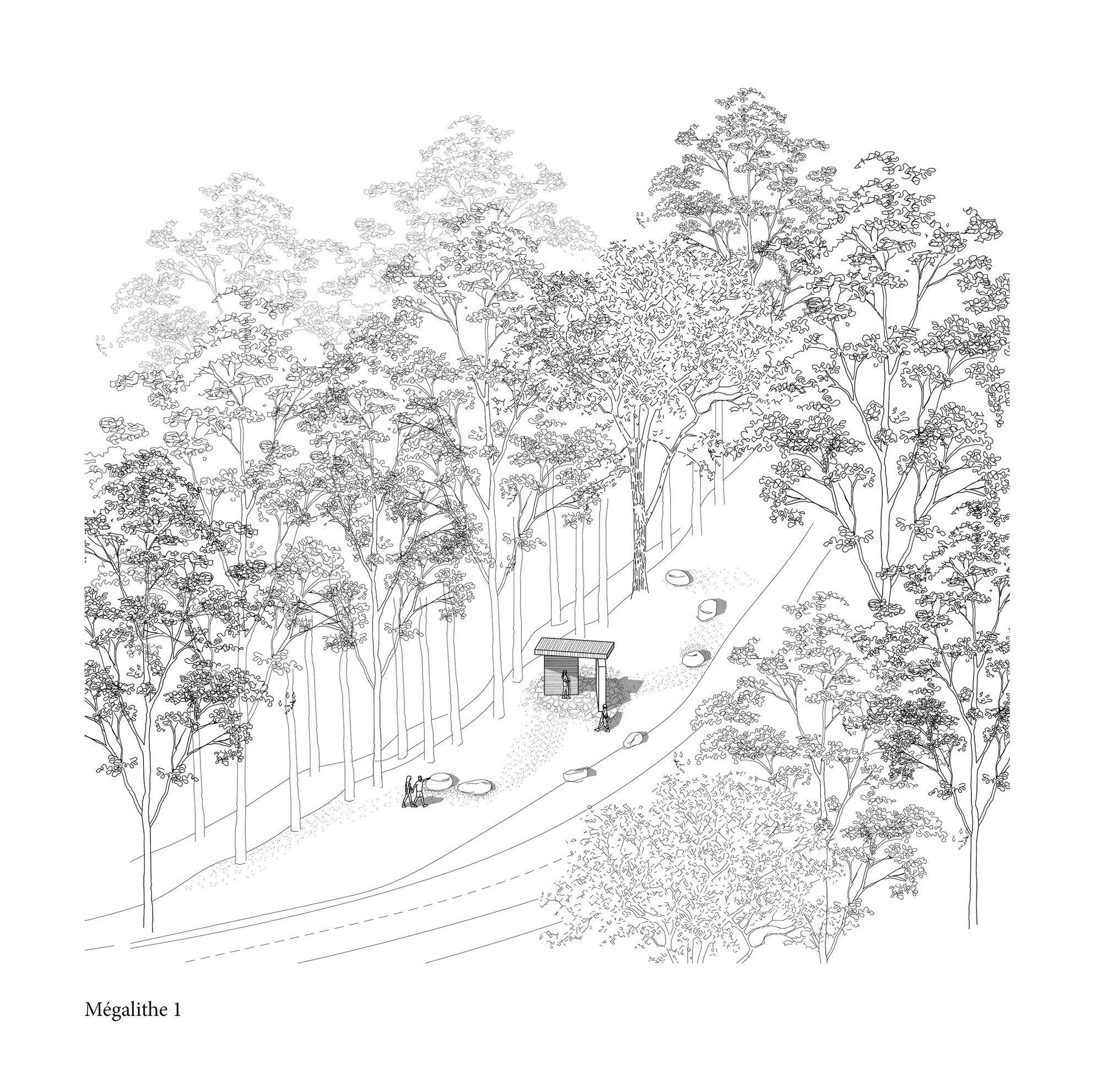 Gallery of Mégalithes Stone Totems / Maignial Architectes & Associés ...