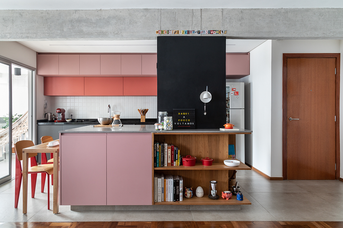 Gallery of Vibrancy and Utility: Embracing Color in Urban Apartment ...