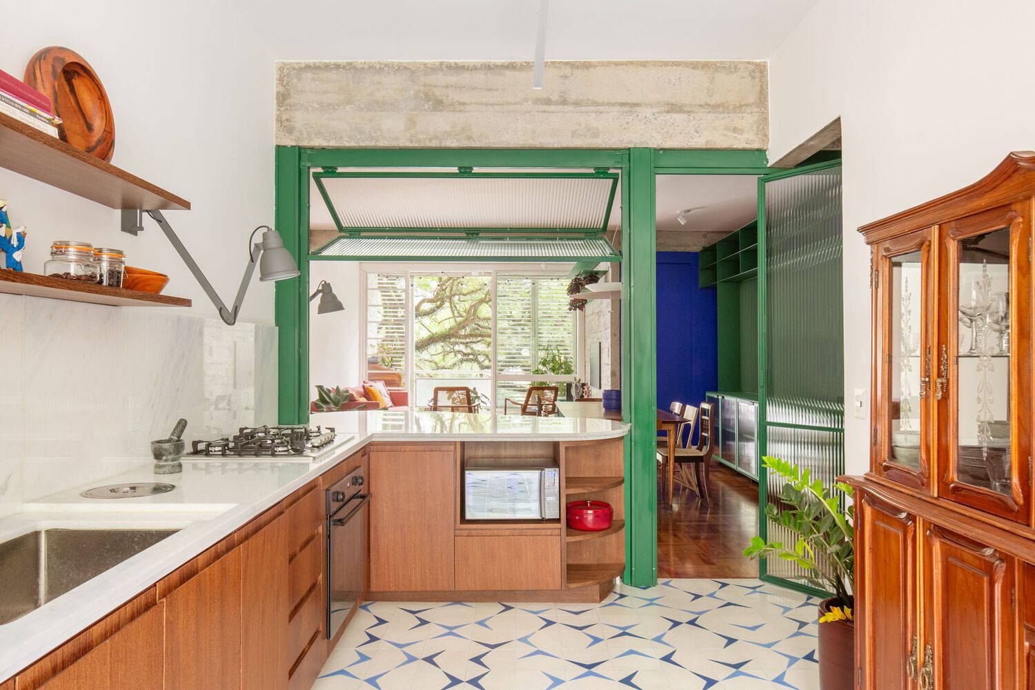 Gallery of Vibrancy and Utility: Embracing Color in Urban Apartment ...