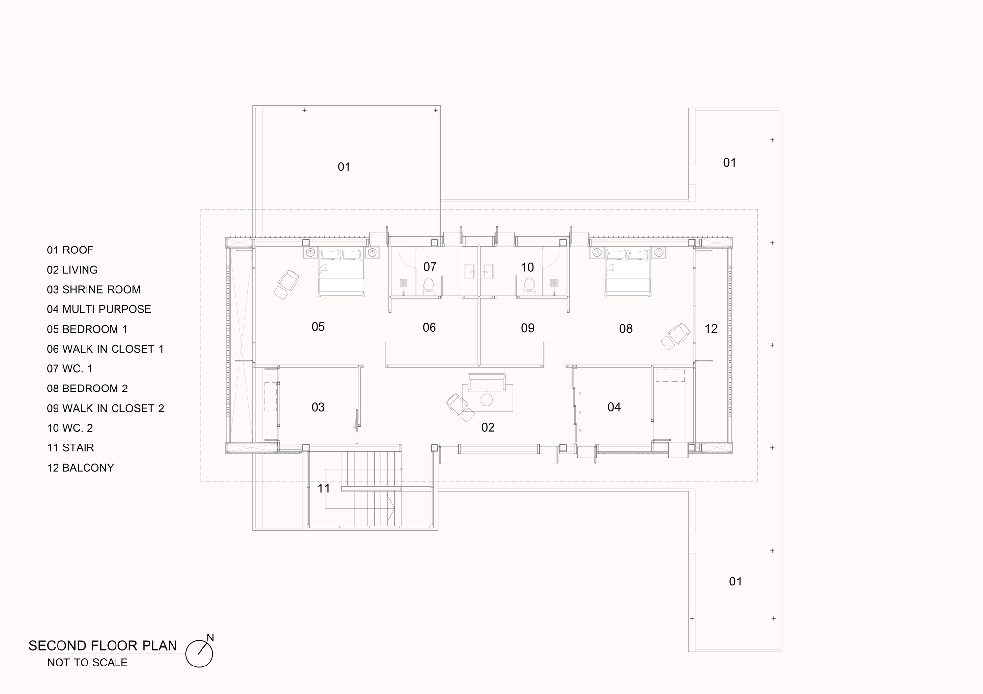 Gallery of Baan Khun Yak House / dminusplusb - 43
