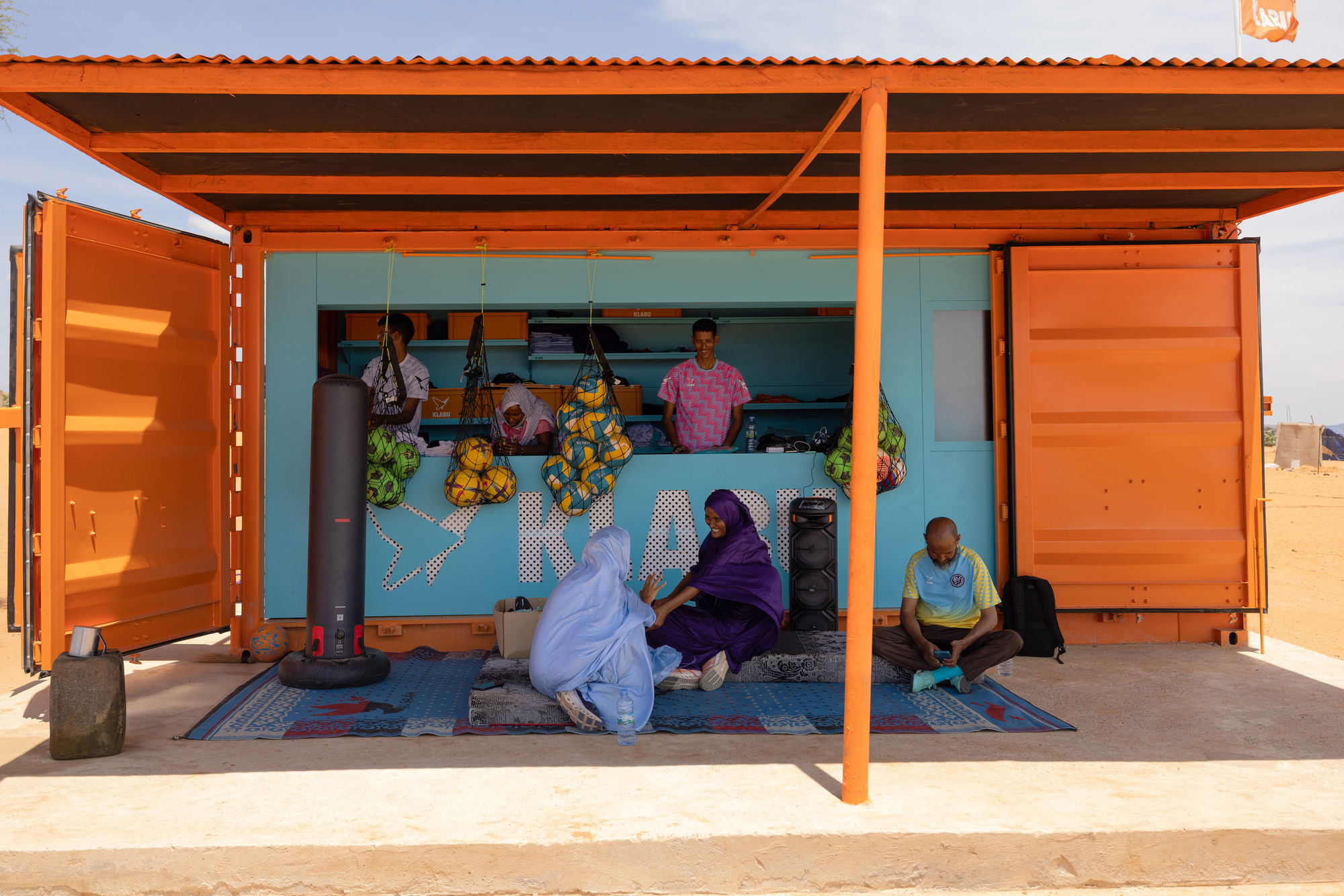 Gallery of MVRDV Transforms Shipping Containers into Sports and Community Hubs for Refugees - 19