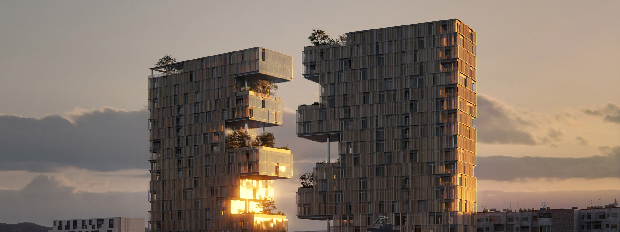 Gallery of OODA Unveils Mixed-Use Fragmented Towers in Tirana, Albania - 3