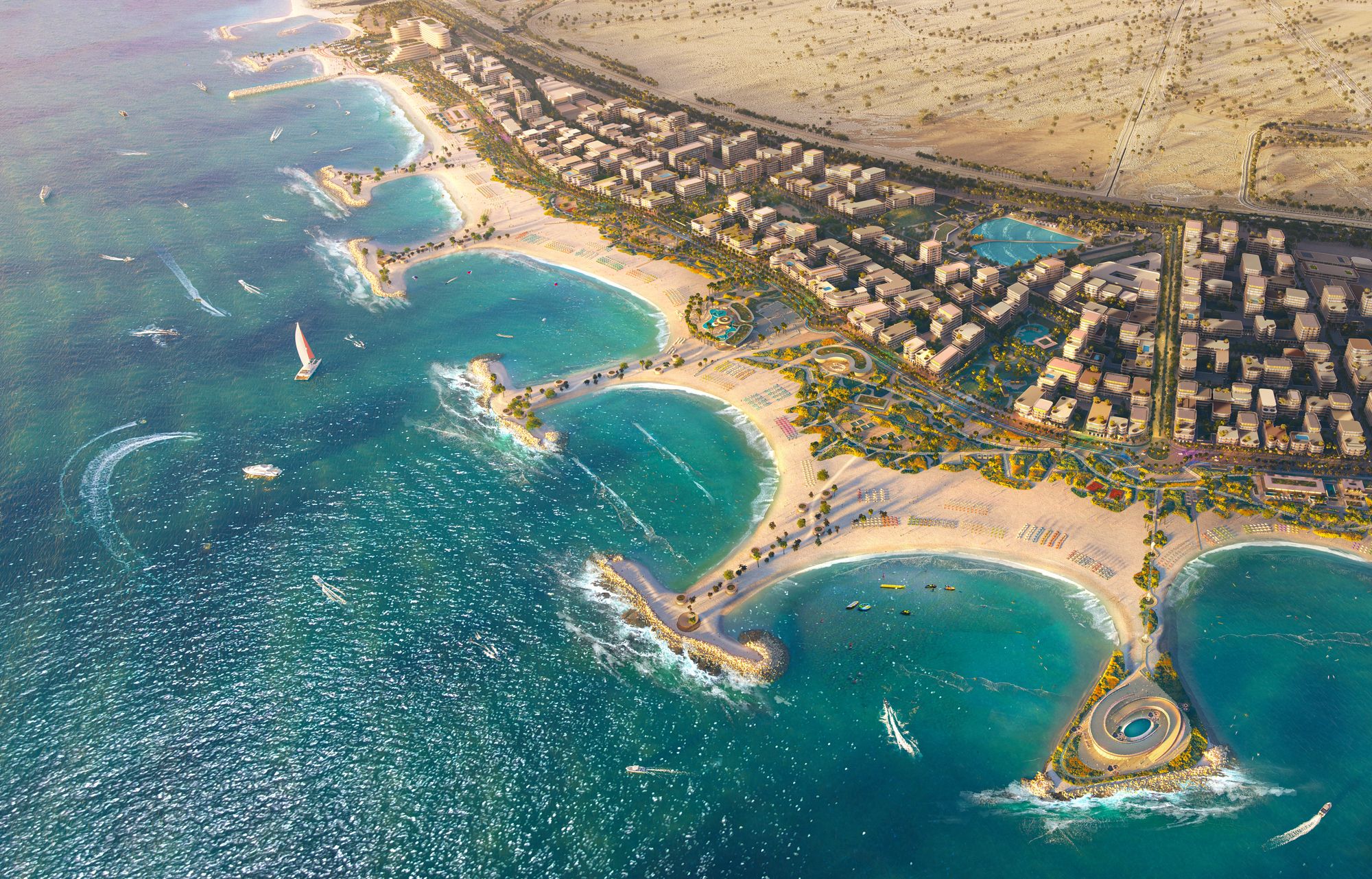 Foster Partners Reveals Design For A Beachside Master Plan In Bahrain