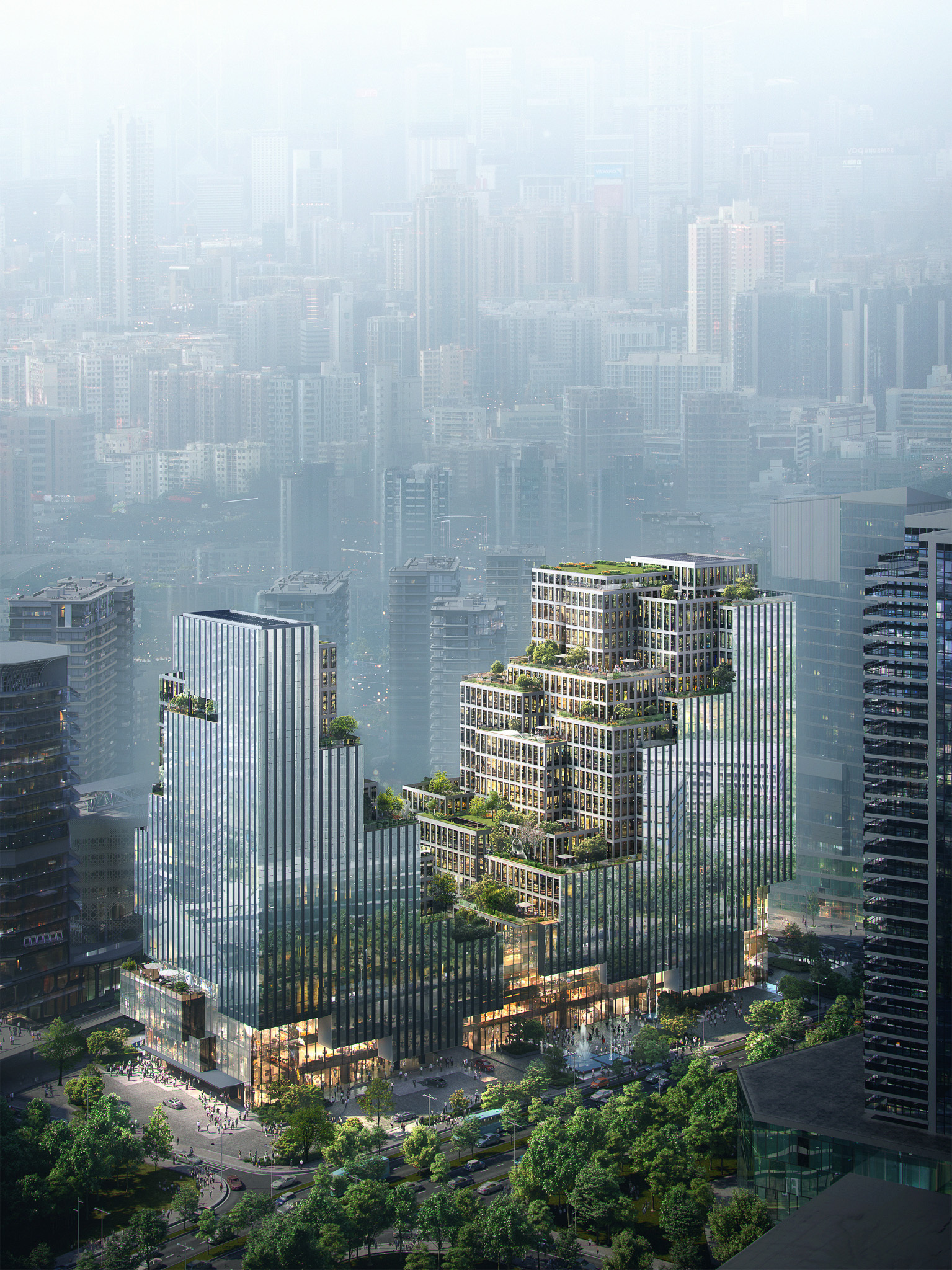 Gallery of Büro Ole Scheeren Unveils a Live-Work-Play Development in ...