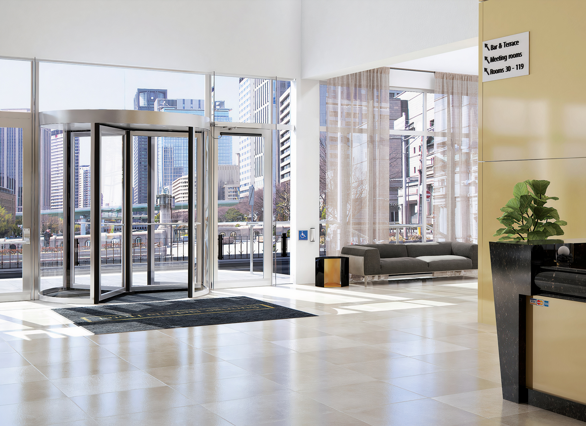 Gallery of Revolving Doors in Action: Blending Access, Efficiency, and Elegance - 4