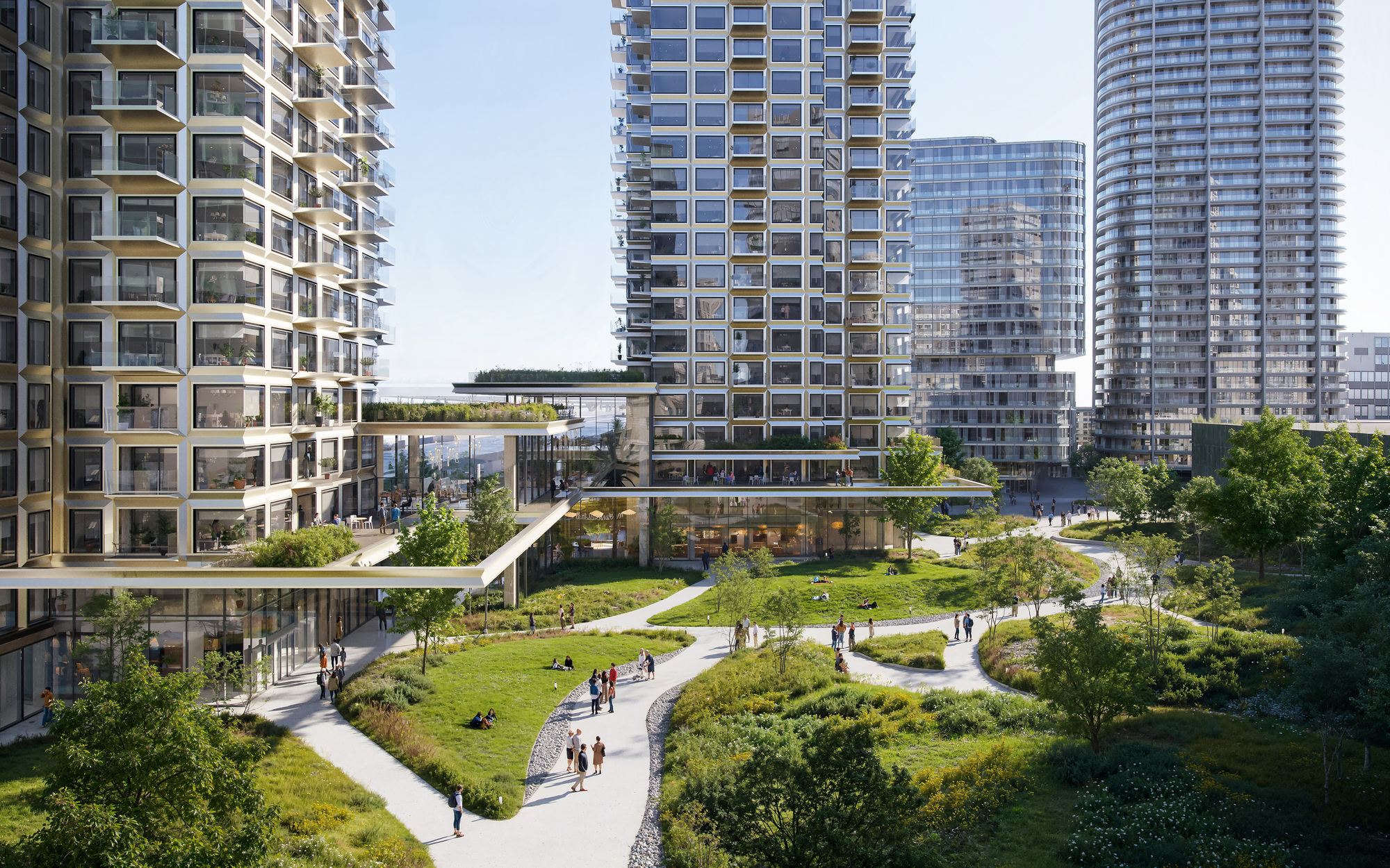 Gallery of KCAP Designs Two Skyscrapers in Bratislava, Slovakia - 5