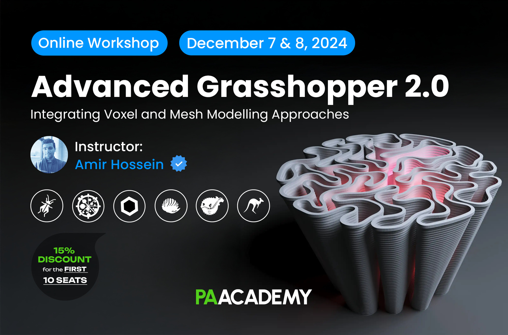 Gallery of Parametric Architecture December Workshops - 2