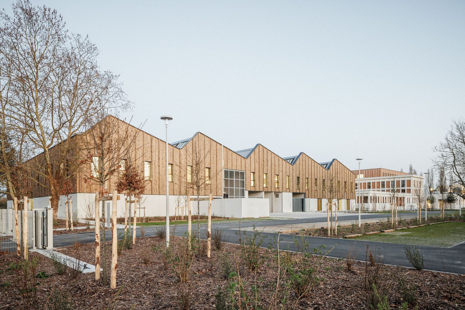 Gallery of Training Center Residence and Workshops for Apprentices ...