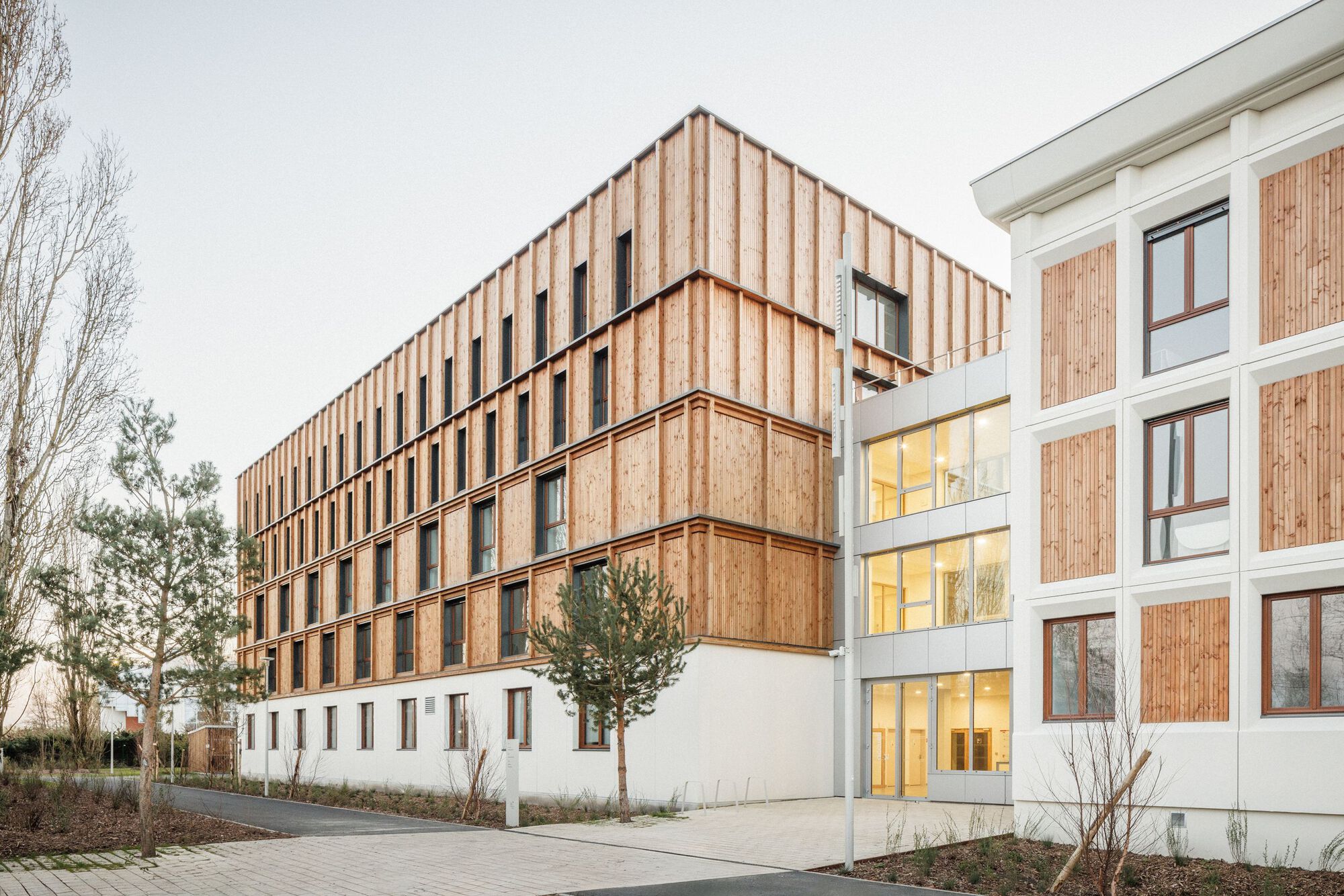 Gallery of Training Center Residence and Workshops for Apprentices ...