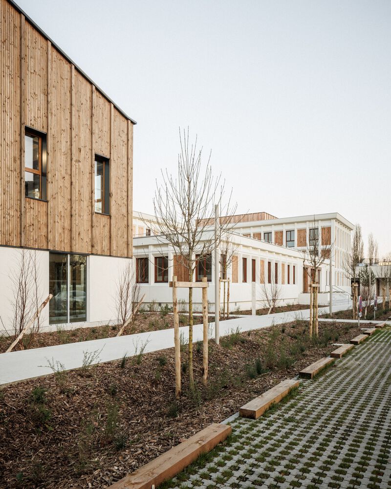 Gallery of Training Center Residence and Workshops for Apprentices ...