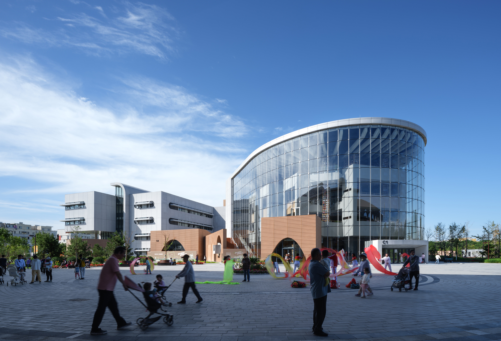 Gallery of Huilongguan Sports and Cultural Center / DAQI ARCHITECTS ...