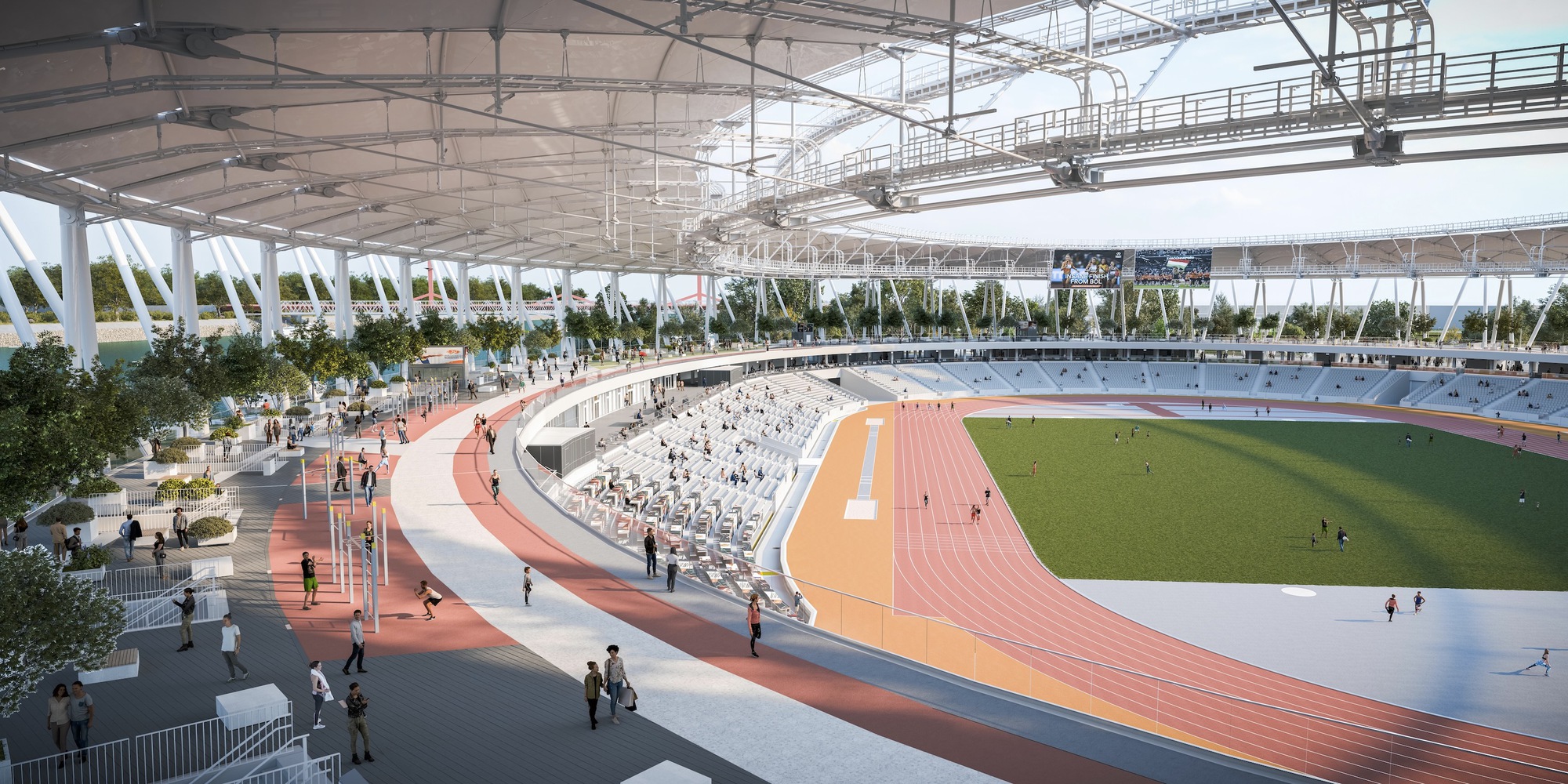 Gallery of National Athletics Stadium Hungary / NAPUR Architect - 42
