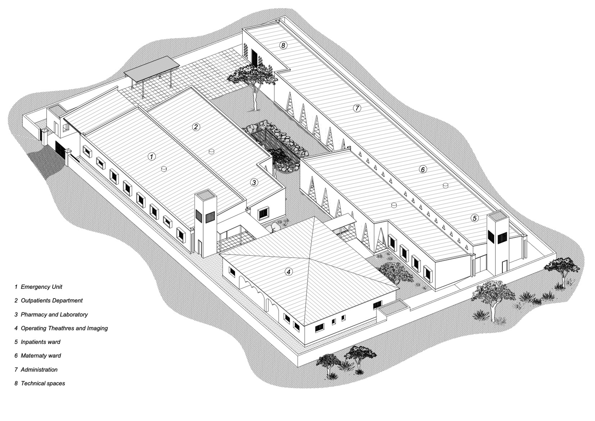 Gallery of Burtinle District Hospital / Architectural Pioneering ...