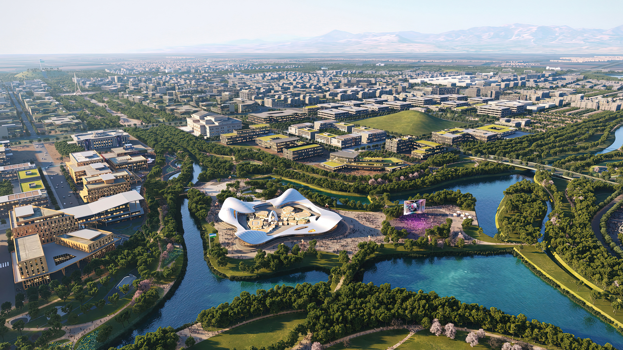 Cross Works Unveils Masterplan for New Tashkent Expansion in Uzbekistan ...