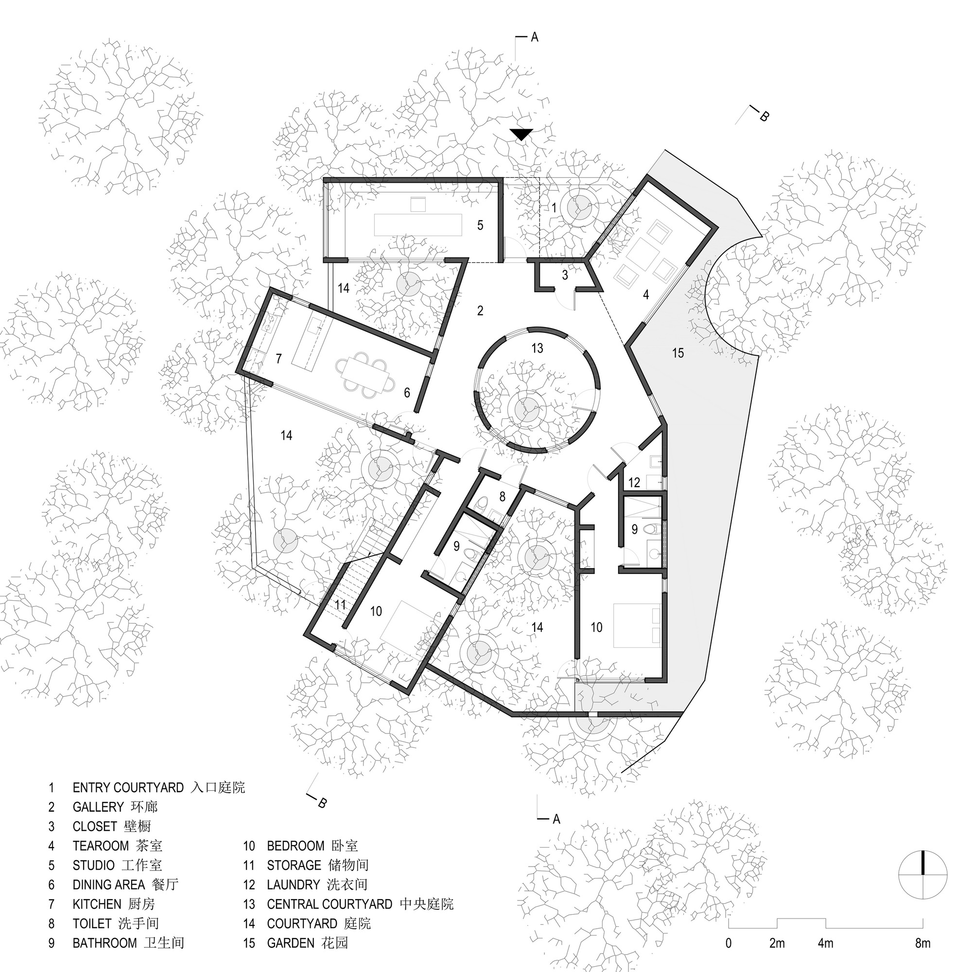 Gallery of Courtyard under Longan Trees / Spacework Architects - 30