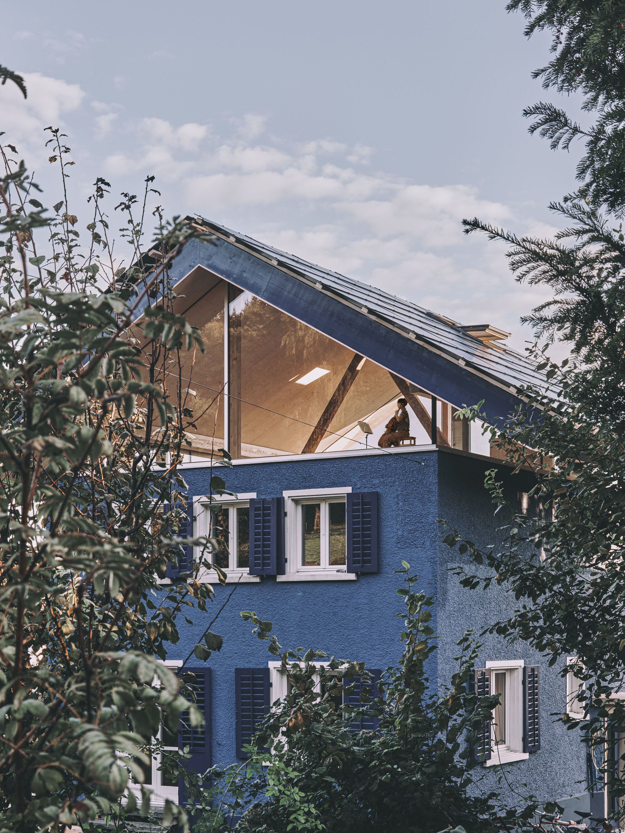 Gallery of House with a Flying Roof / Lorenz Bachmann - 6
