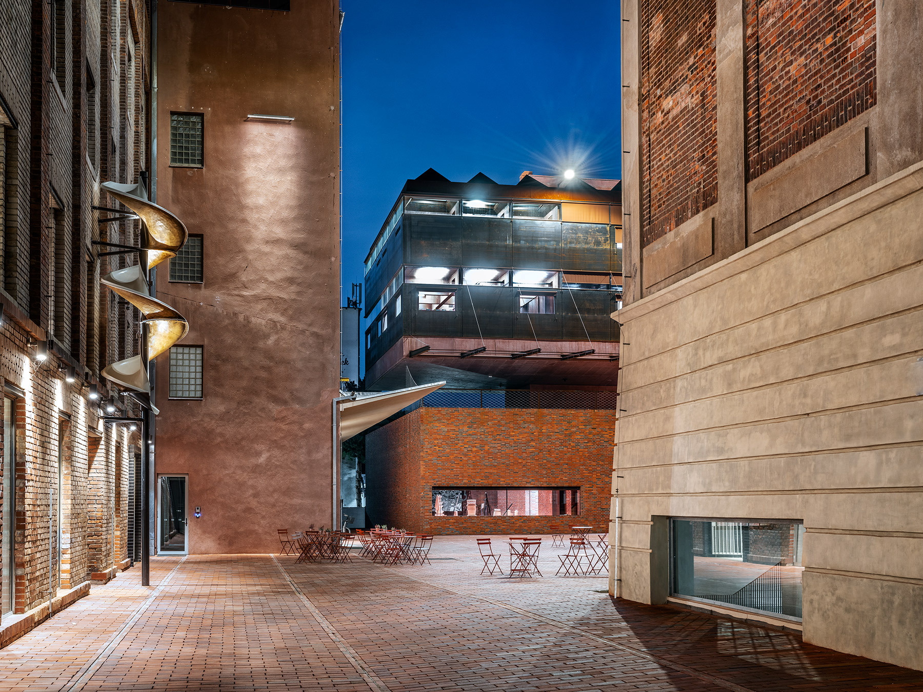 Gallery of GAMPA and Sféra with Public Spaces of Automatic Mills in ...