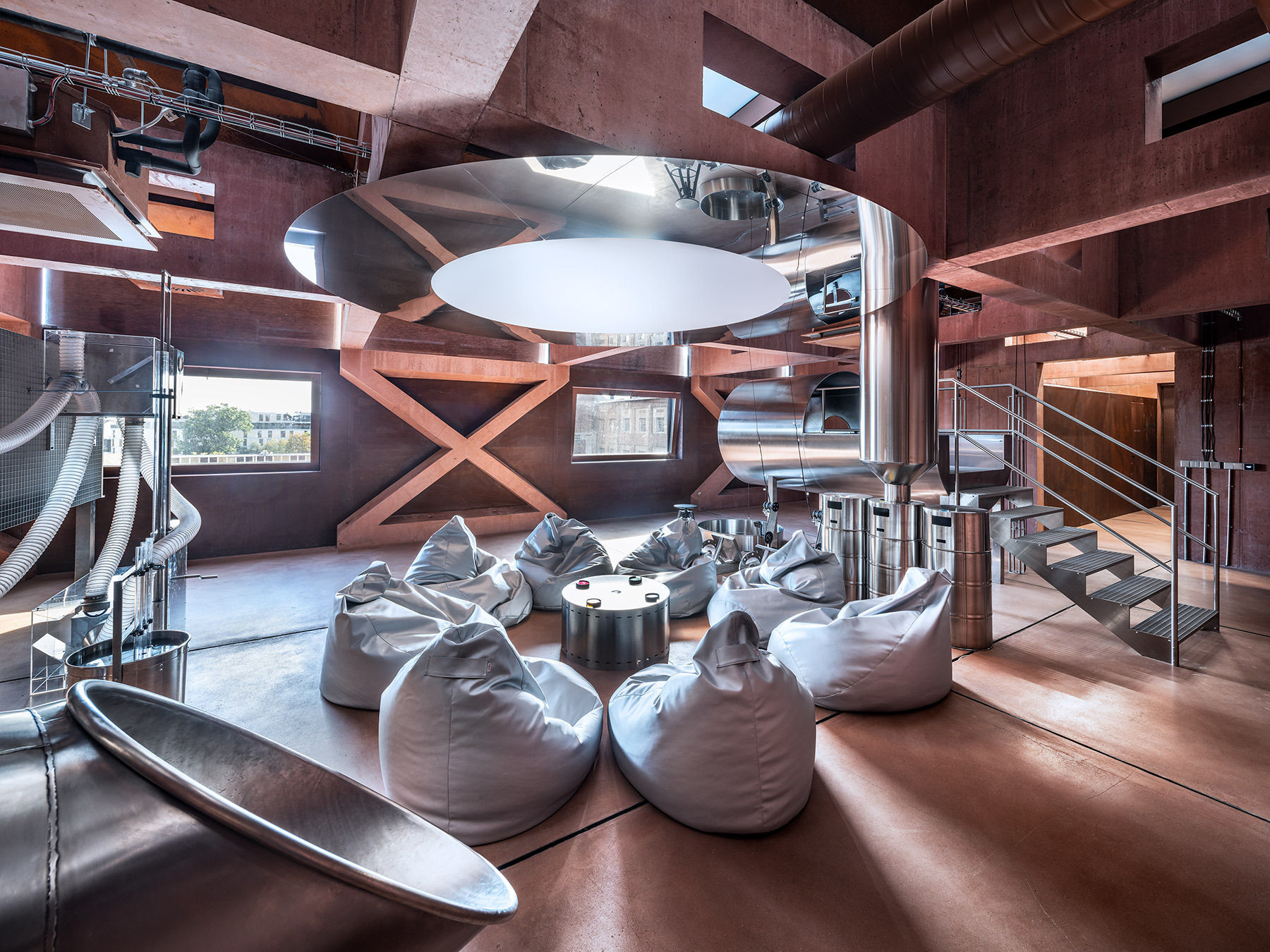 Gallery of GAMPA and Sféra with Public Spaces of Automatic Mills in ...