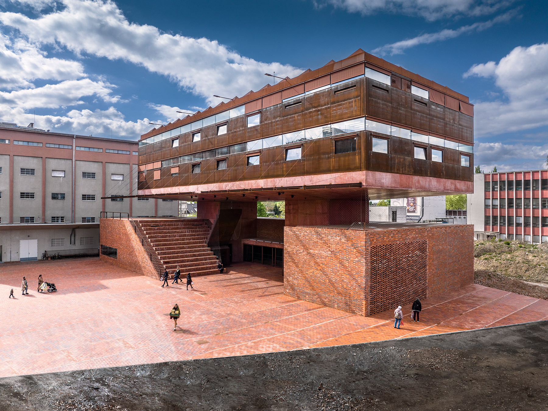 Gallery of GAMPA and Sféra with Public Spaces of Automatic Mills in ...