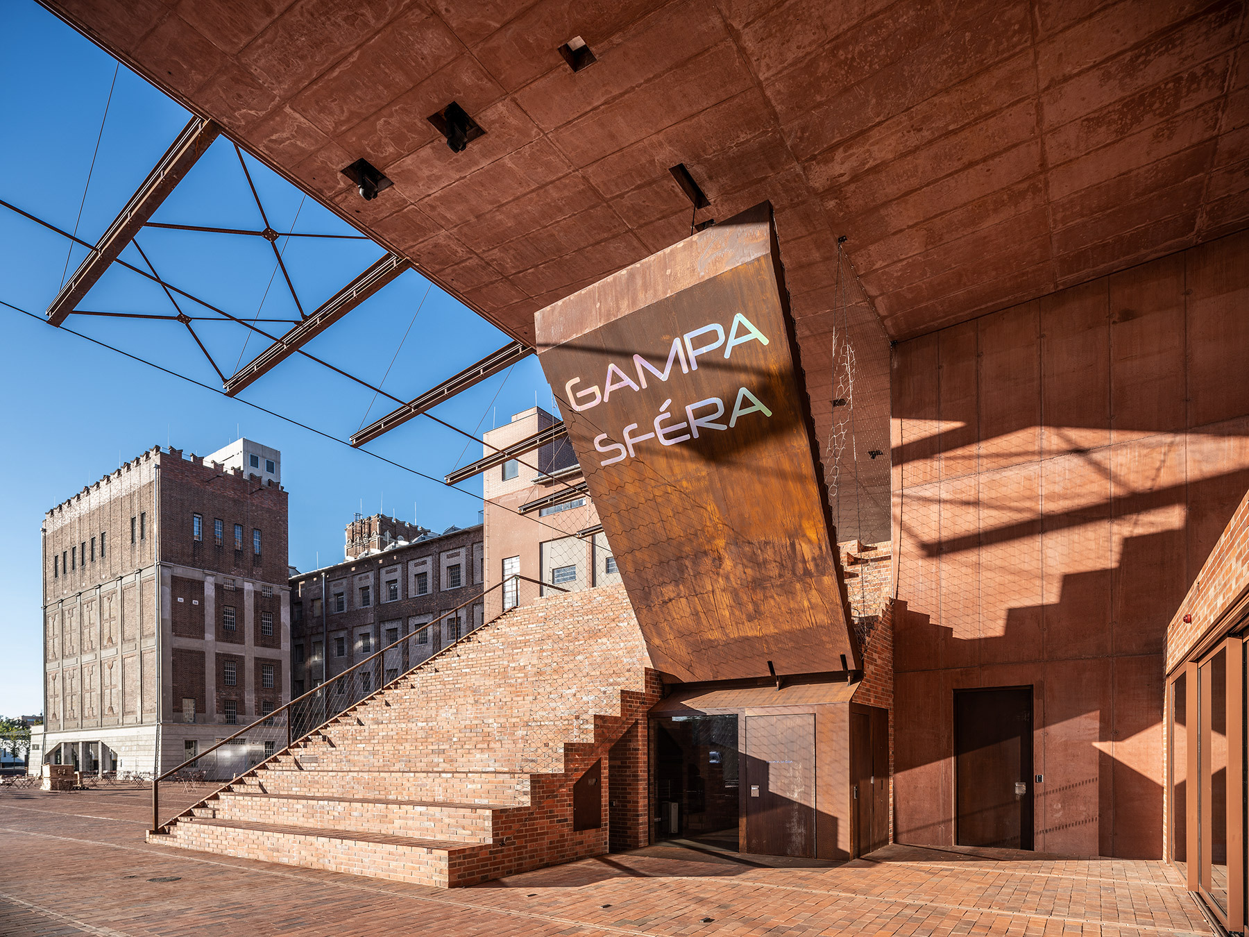 Gallery of GAMPA and Sféra with Public Spaces of Automatic Mills in ...