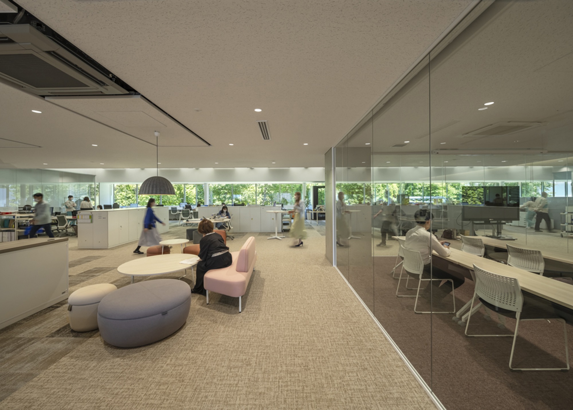 Gallery of Eisai Kawashima Industrial Park Cafeteria and Office ...