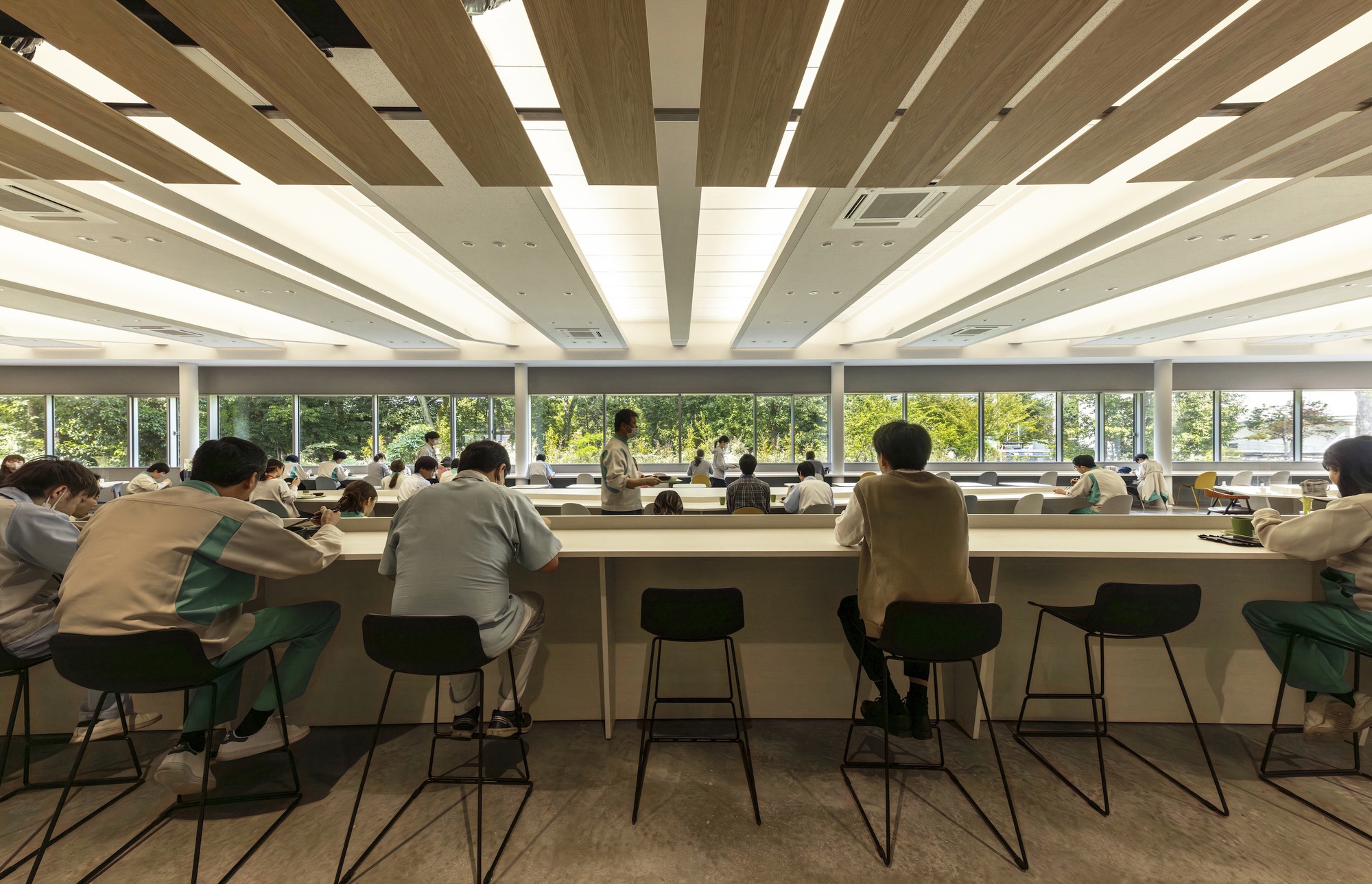 Gallery of Eisai Kawashima Industrial Park Cafeteria and Office ...