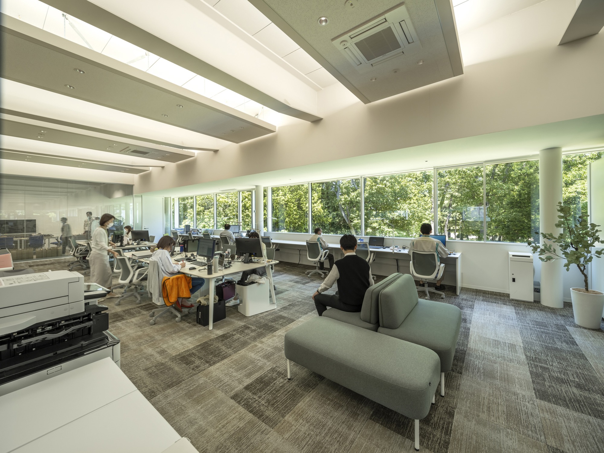Gallery of Eisai Kawashima Industrial Park Cafeteria and Office ...