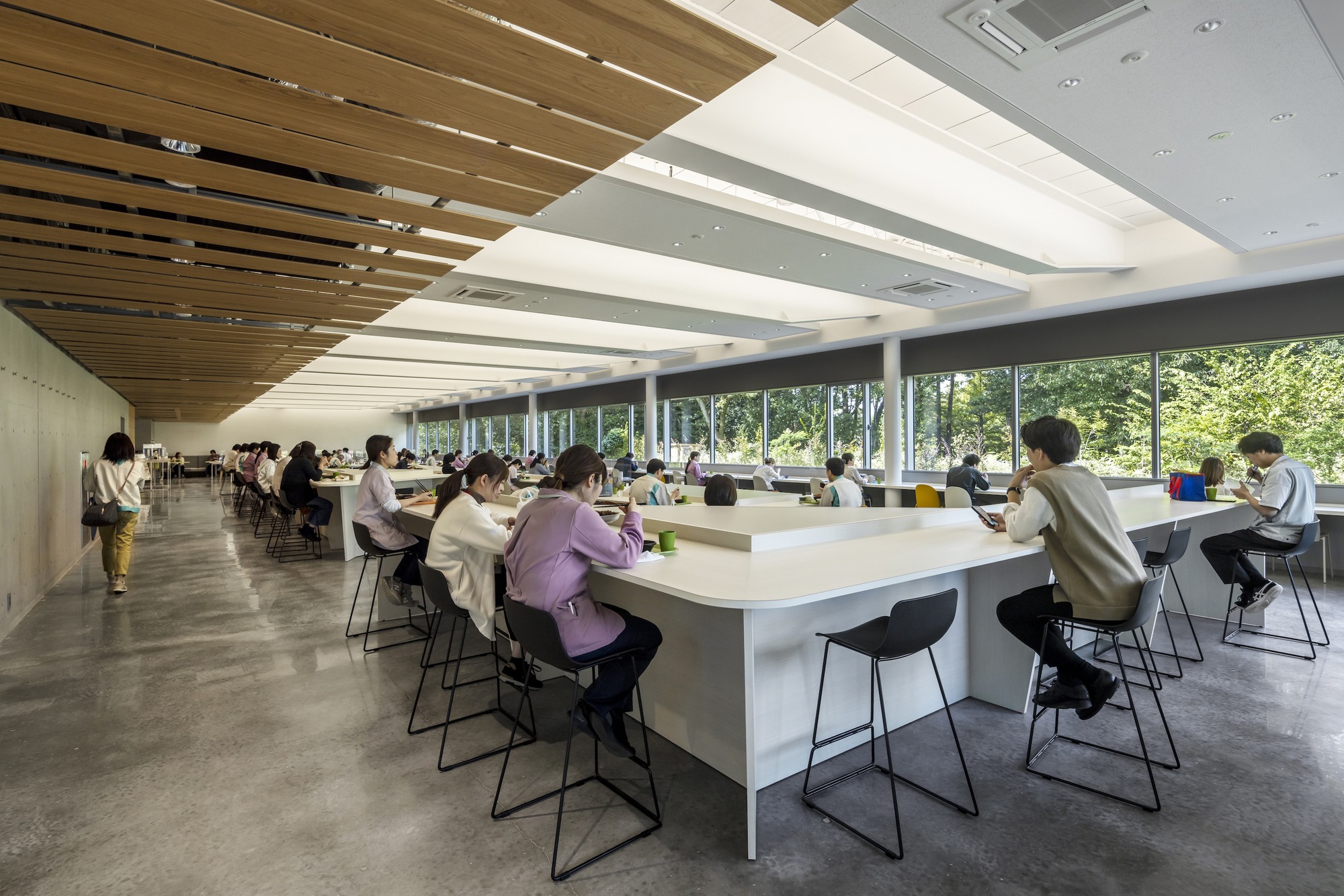 Gallery of Eisai Kawashima Industrial Park Cafeteria and Office ...