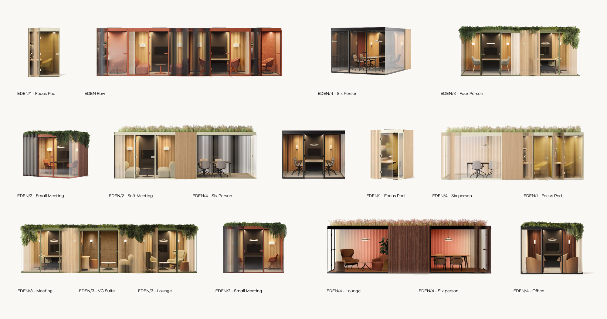 Gallery of An Eden within the Workplace: Flexible Pods with Biophilic ...
