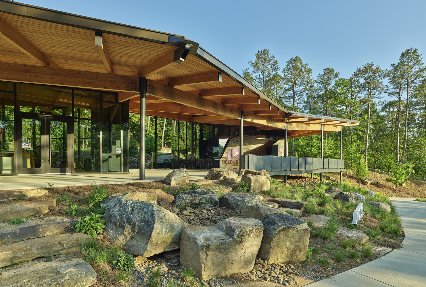 Gallery of Pinnacle Mountain State Park Visitor Center / Polk Stanley ...