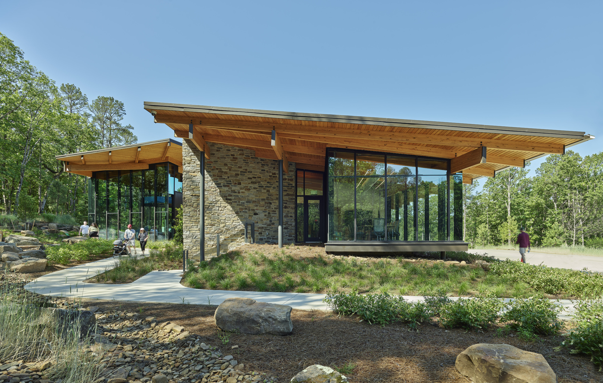 Gallery of Pinnacle Mountain State Park Visitor Center / Polk Stanley ...
