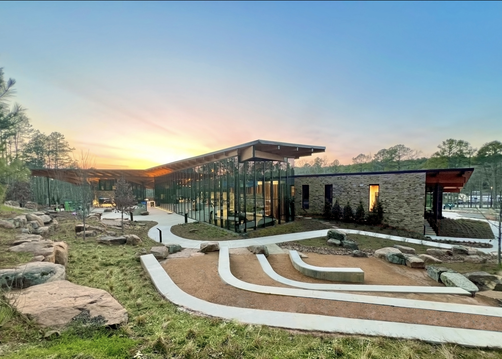 Gallery of Pinnacle Mountain State Park Visitor Center / Polk Stanley ...