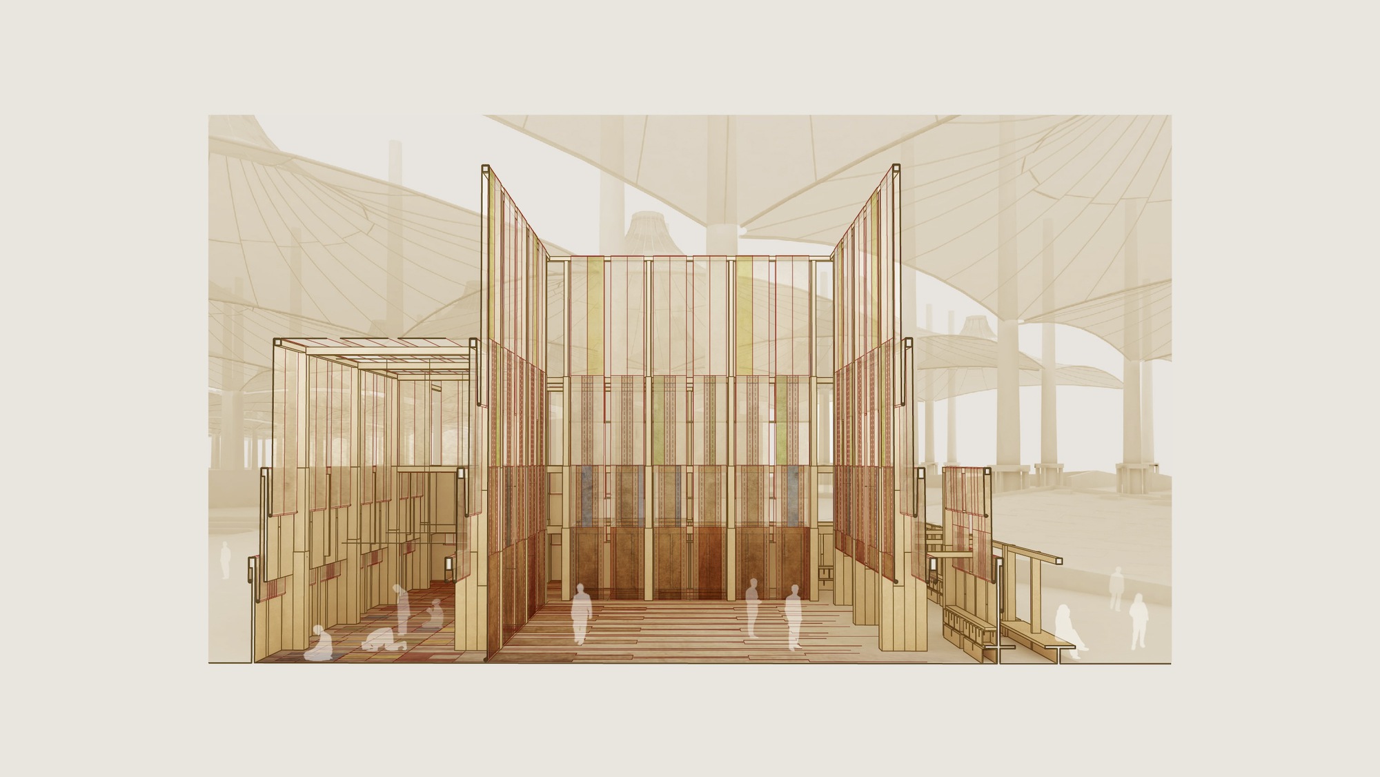 Galeria de Pavilhão AlMusalla na Bienal de Artes Islâmicas / East ...