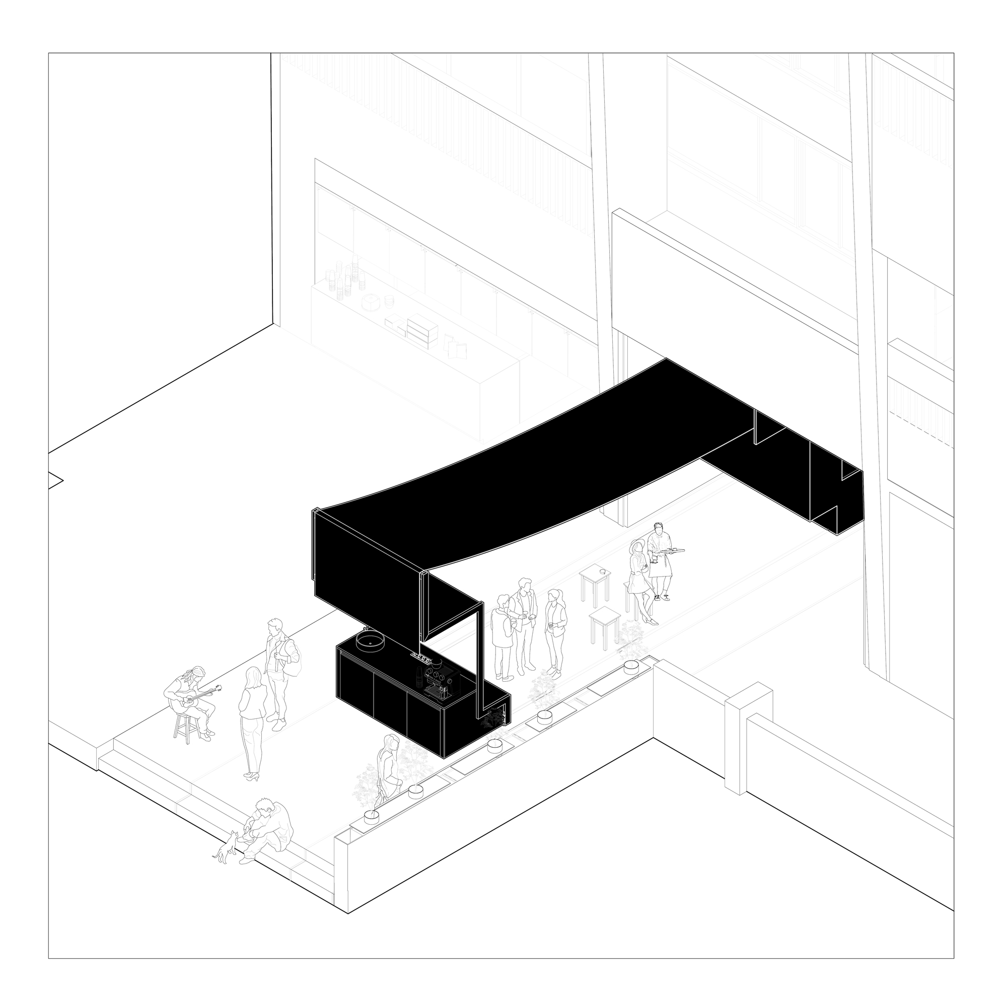 Gallery of Walking Canopy (3ra Café Bistro) / Paad Architects - 19