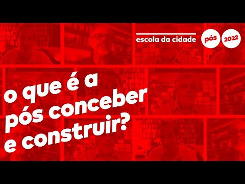 Galeria de Conceber e Construir - Curso de Pós Graduação Lato Sensu - 2